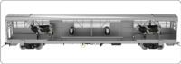 China 1000mm Gauge Livestock Railway Wagon with Roof Mounted Water Tank and Casting Steel Bogie for sale