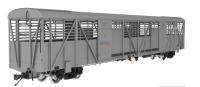 China 1000mm Gauge Livestock Railway Wagon with Roof Mounted Water Tank and Casting Steel Bogie for sale