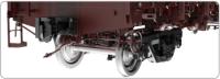 China 1520mm Gauge Bottom Discharge Open Top Railway Wagon 13980mm Length for Coal Ore Transport for sale