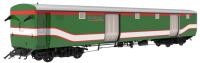 China 1000mm Gauge Passenger Coach Luggage Brake Van 80km/h 10t Capacity for sale