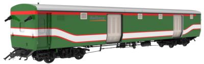 China 1000mm Gauge Passenger Coach Luggage Brake Van 80km/h 10t Capacity for sale