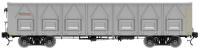 China 1435mm 23t Open Top Wagon for Coal Ore Transport 61t Load Capacity for sale