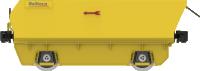 China 39.6 Tonnes 20m³ Underground Ore Transport Railway Goods Wagon 1435mm Gauge for sale