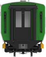 China Meter Gauge Stainless Steel Luggage Van Power Car 1000mm 100km/h for sale