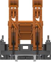 China Railway Track Laying Vehicle 16804mm 40t Capacity 1435mm Gauge OEM for sale
