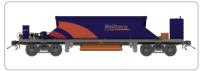 China 1600mm Gauge Ballast Hopper Wagon 30m3 Railway Hopper Car for Ballast Loading and Leveling for sale