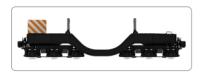 China ZT140 37t Axle Metallurgical Vehicle for Molten Iron Transport 1435mm Gauge Railway Carriage for sale