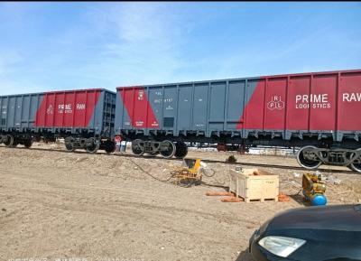 China 1520mm Gauge 25t Axle Load Open Top Wagon for Coal Ore Transport for sale