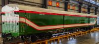 China 1000mm Gauge Railway Luggage Brake Van 80km/h Passenger Baggage Coach for sale