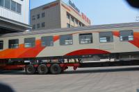 China Passenger Sleep Railway Passenger Car AAR  Passenger Information Train Coach for sale