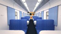 China Passenger Sleep Railway Passenger Car AAR  Passenger Information Train Coach for sale