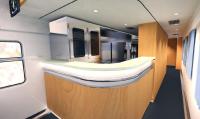China Passenger Sleep Railway Passenger Car AAR  Passenger Information Train Coach for sale
