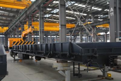 China Crane Railway Flat Wagon 30t Payload 1600mm Gauge for Hoisting and Transport for sale