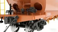 China AAR Covered Hopper Car Weather Resistant Bulk  Grain Hopper Railcar for sale