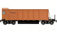 China 36m3 24t Railway Hopper Wagon Pneumatic Unloading System Covered Hopper Railcar for sale