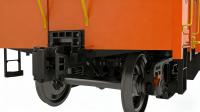 China 36m3 24t Railway Hopper Wagon Pneumatic Unloading System Covered Hopper Railcar for sale