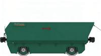 China 20 m³ Bottom Discharge Mine Wagon 1435mm Gauge Heavy Duty Mining Ore Car for sale