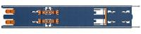 China Rail Laying Railway Special Wagon 16804mm Recycling Track Laying Vehicle 1435mm Gauge 70 Degree Steering Arm for sale