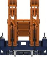 China Rail Laying Railway Special Wagon 16804mm Recycling Track Laying Vehicle 1435mm Gauge 70 Degree Steering Arm for sale