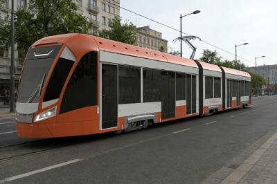 China 70 Percent Low Floor LRV 1435mm Gauge Urban Tram 70km/h for sale
