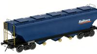 China 66m3 Railway Hopper Wagon 54t Payload 1067mm Track Gauge 80km/h Bulk Cargo Rail Car for sale