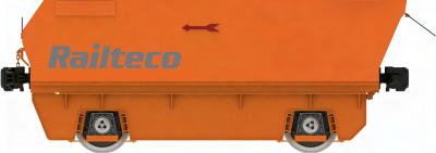 China RTH14 20m3 Mine Wagon Bottom Unloading 39.6t Railway Ore Carriage for sale