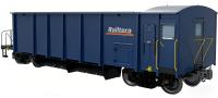 China Ballast Coal Hopper Wagon 60t Payload 36m3 Capacity Self-Discharging Rail Car for sale