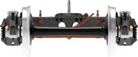 China Cast Steel Three-Piece Bogie 1435mm Gauge 21t Axle Load 120km/h for Freight Wagon for sale