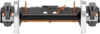 China Cast Steel Three-Piece Freight Bogie RTHZ11 1676mm Gauge 25t Axle Load 80km/h for sale