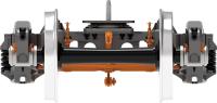 China Cast Steel Three-Piece Bogie 1067mm Gauge 20t Axle Load 100km/h for Wagons for sale