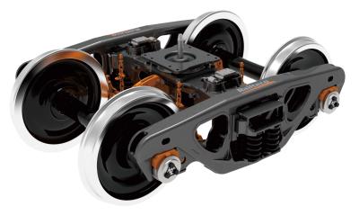 China Cast Steel Three-Piece Bogie 1067mm Gauge 20t Axle Load 100km/h for Wagons for sale