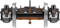 China Cast Steel Three-Piece Bogie 1000mm Gauge 20t Axle Load 80km/h Wagons for sale