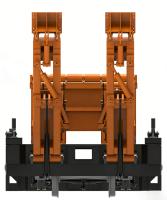 China 1435mm Gauge Railway Track Laying Vehicle 70 Degree Steering Angle Rail Construction for sale