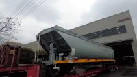 China 65t Metre-Gauge Grain Hopper Wagon 1000mm Gauge 88m³ Capacity Railway Hopper Car for sale