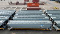 China 65t Metre-Gauge Grain Hopper Wagon 1000mm Gauge 88m³ Capacity Railway Hopper Car for sale