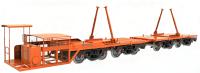 China 180t Railway Concrete Beam Carriage Vehicle 12km/h 1435mm Gauge for Bridge Construction for sale