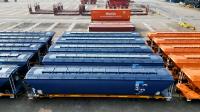 China 65 Ton Meter Gauge Grain Hopper Wagon 88 m³ Capacity Railway Car for sale