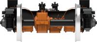 China RTHZ29 Welded Frame Bogie with Three-Stage Spring Suspension and Silicon Steel Wheels for sale