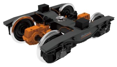 China RTHZ29 Welded Frame Bogie with Three-Stage Spring Suspension and Silicon Steel Wheels for sale