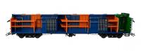 China RTK22 1000mm Gauge Passenger Coach Luggage Brake Van for Bangladesh Railways for sale