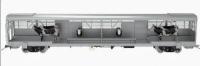China RTH46 1000mm Gauge Livestock Railway Wagon 20 Tons Covered Goods Wagon Sliding Door for sale