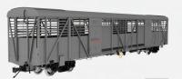 China RTH46 1000mm Gauge Livestock Railway Wagon 20 Tons Covered Goods Wagon Sliding Door for sale
