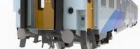 China RTK11 160kmh Air Conditioned Passenger Coach 1435mm Gauge 88 Seat 20 Berth for sale