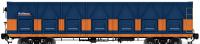 China RTH18 Open Top Wagon 61 Ton Heavy Haul Rail Wagon 73.3m3 Volume High Strength Steel for sale