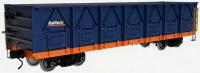 China RTH18 Open Top Wagon 61 Ton Heavy Haul Rail Wagon 73.3m3 Volume High Strength Steel for sale