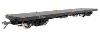 China Railway Flat Wagon 61t Payload 2 TEU 12m Steel Deck for Heavy Freight Transport for sale