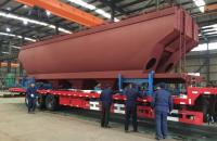 China Railway Hopper Wagon 60 Tons Load Capacity UIC AAR Standards Bottom Discharge Bulk Transport for sale