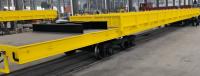 China 60 Ton Railway Flat Wagon 12m Steel Flatbed Railcar for Container Transport for sale