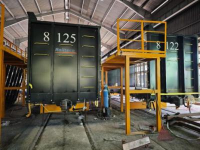 China 2.5 Meters Sugar Cane wagon 1435mm Gauge 40t Capacity for sale