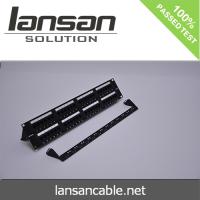 China OEM UTP 24 Port Cat6 Modular Patch Panel RJ45 8 In 1 Station ID Modular for sale